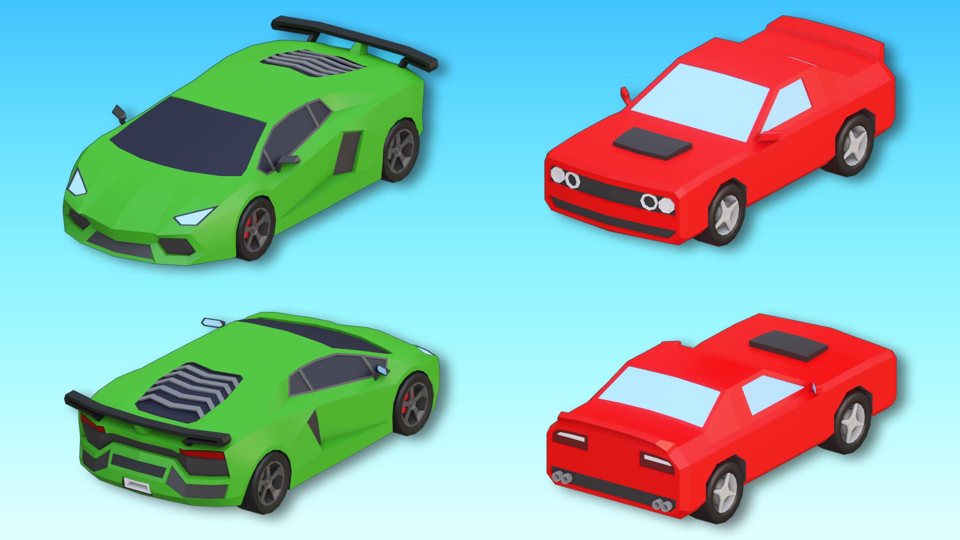Racing Game - Unity Low Poly Game - Matte Art Studio