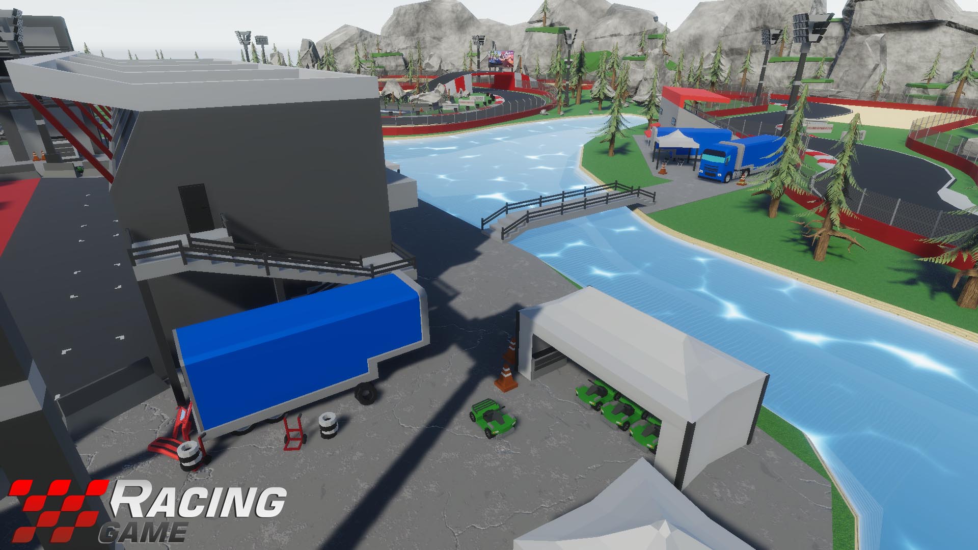 Racing Game - Unity Low Poly Game - Matte Art Studio